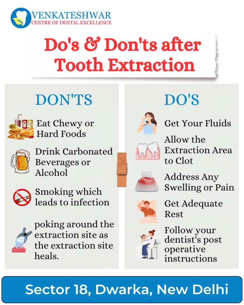 Do s And Don ts After Tooth Extraction Venkateshwar Dental